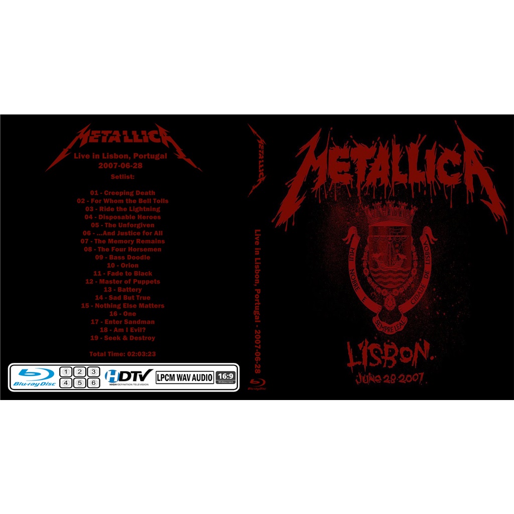 METALLICA - DVD LISBON 2007 (MONDAYS SERIES) | Shopee Brasil