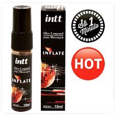 Gel Para Massagem Inflate Spray Sensação de Inchaço Intt 15ML | Shopee ...