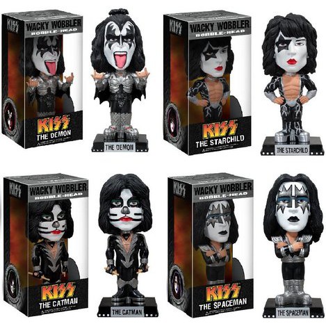 Banda Completa - Kiss - Demon - Spaceman - Starchild - Catman - Funko ...