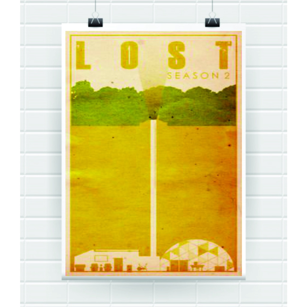Serie Lost Poster A4 (21cm x 30cm) | Shopee Brasil