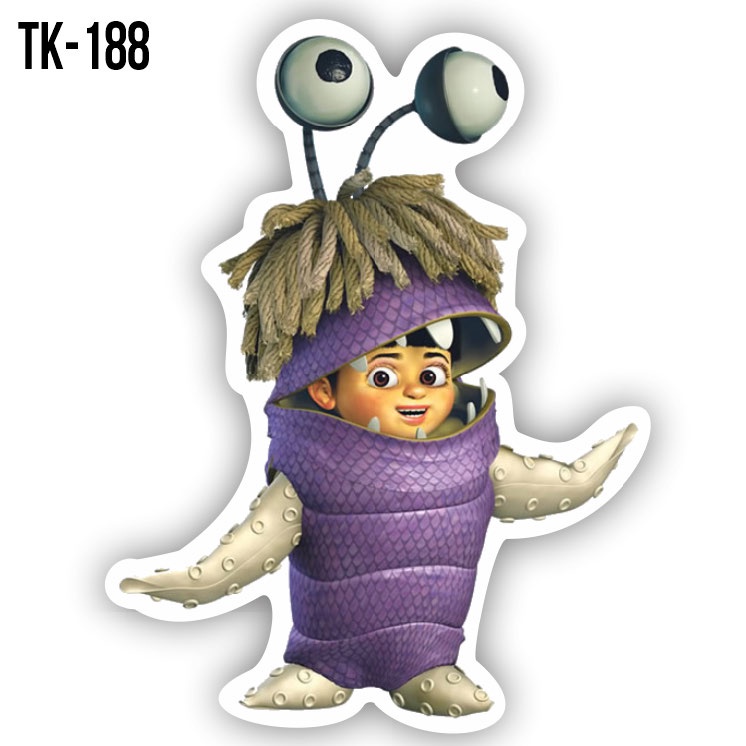 Adesivo Monstros Sa - Boo Sticker 10x10cm | Shopee Brasil