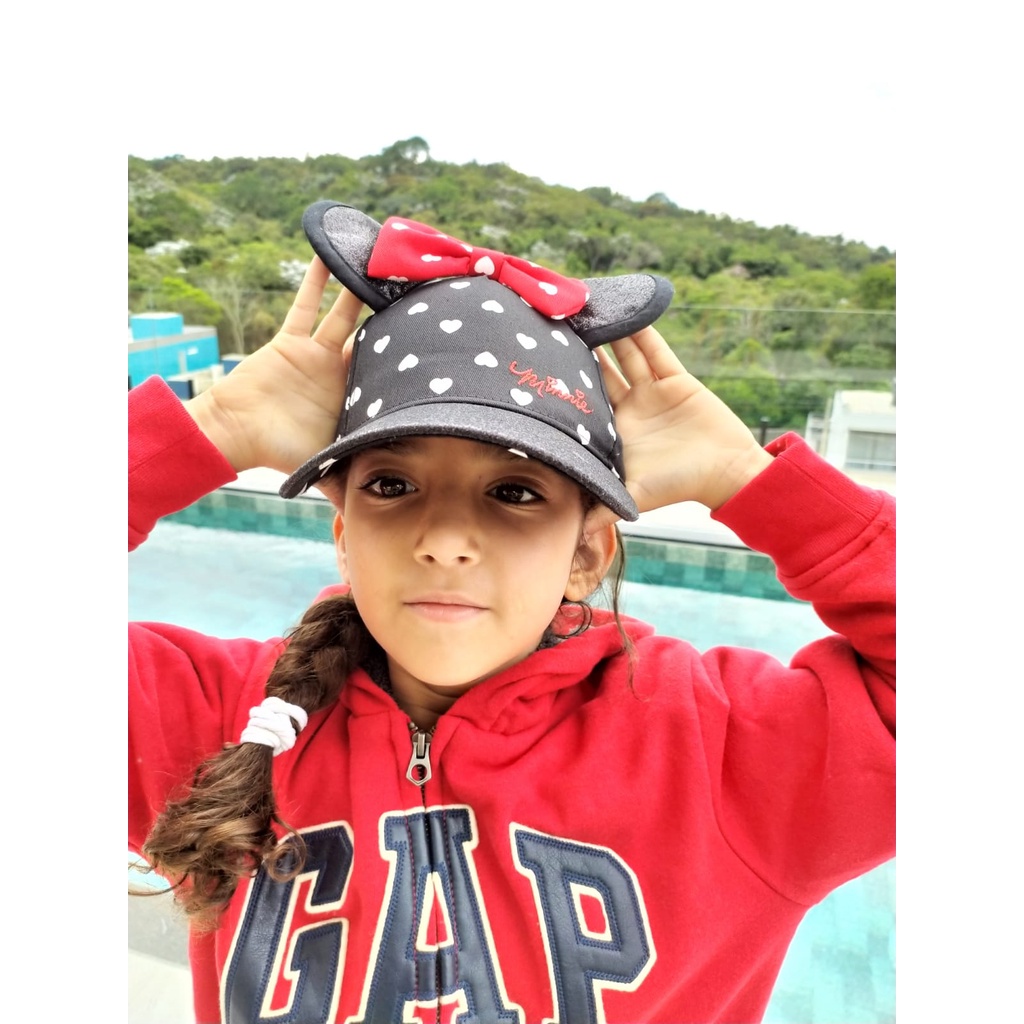 BONÉ MINNIE MOUSE DISNEY INFANTIL ORIGINAL IMPORTADO | Shopee Brasil