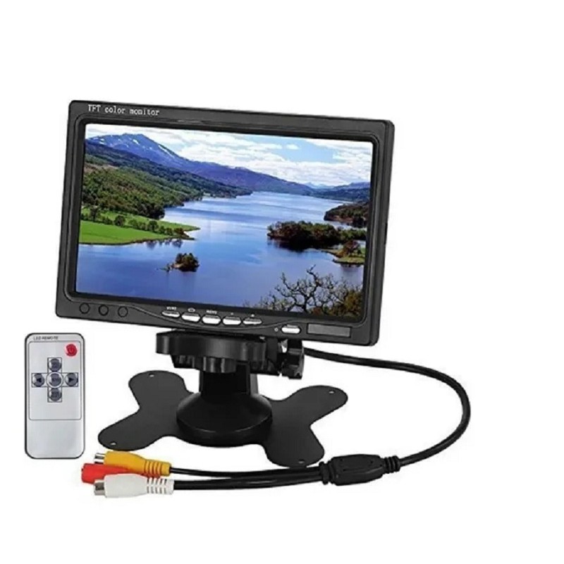 Monitor 7 Polegadas Entrada Hdmi / Vga / Rca | Shopee Brasil