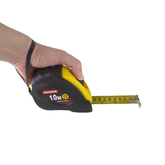 Trena 10 Metros Fita Métrica de Metal 10m Com Estojo Retrátil com Trava ...