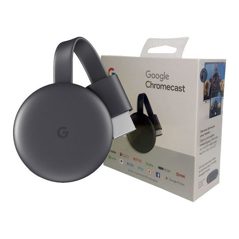 Novo Google Chromecast 3 Hdmi 1080p Chrome Cast 3 Original | Shopee Brasil