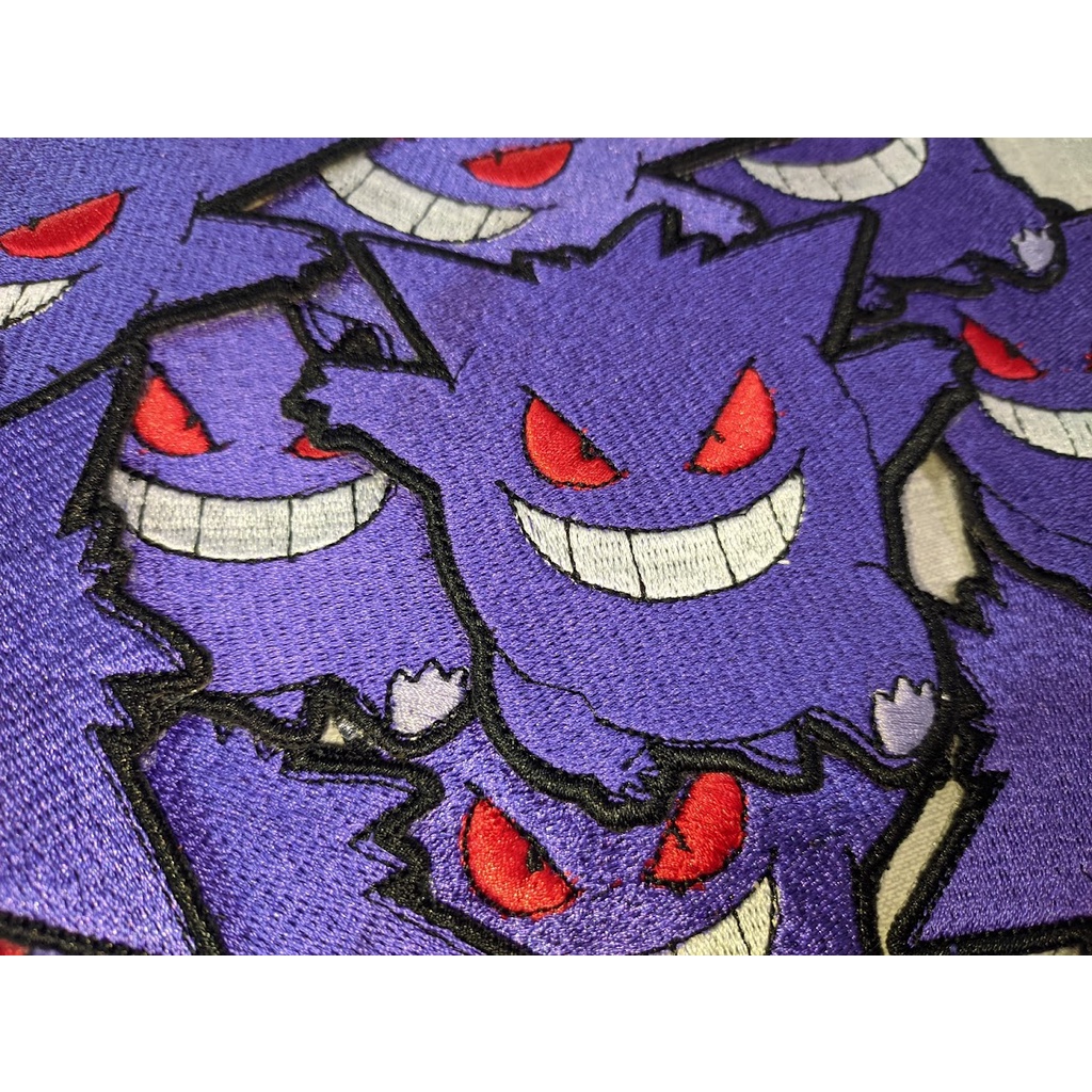 Patch bordado pokemon Gengar termocolante | Shopee Brasil