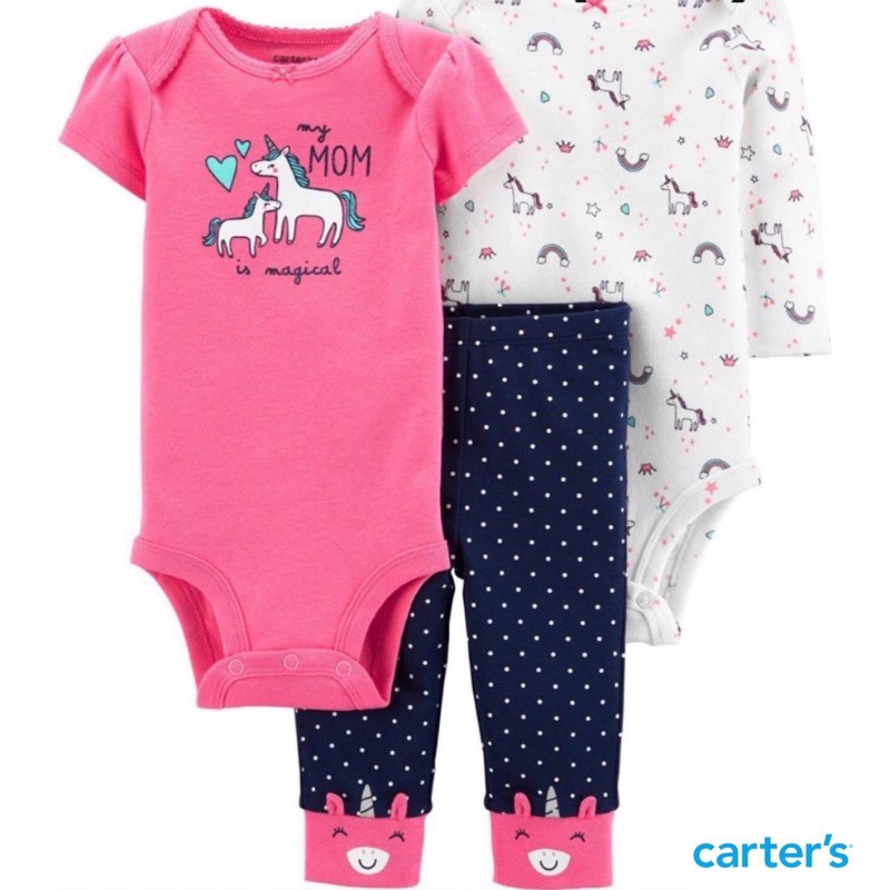 Kit Carter’s 3pçs - Unicórnio 12M | Shopee Brasil