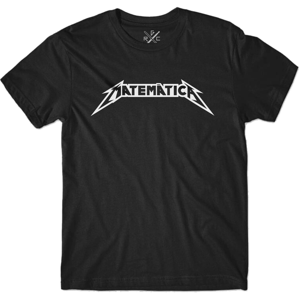 Camiseta/Babylook Matemática, Metallica, Nerd, Geek | Shopee Brasil