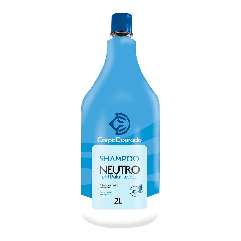 Shampoo Corpo Dourado Neutro Ph Balanceado 2l | Shopee Brasil