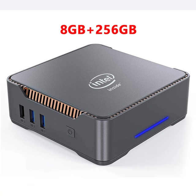 Mini Pc Intel Celeron 2.3ghz Quad Core 8gb Ram 256g Ssd M.2 | Shopee Brasil