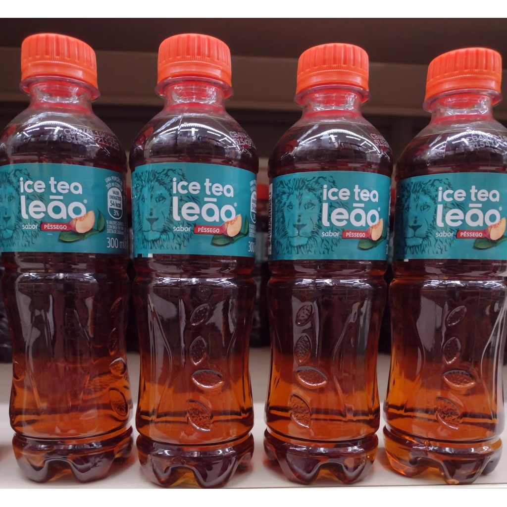 Chá Ice Tea Leão Pet 300ml Sabor Chá Matte Gelado 300ml unidade ...