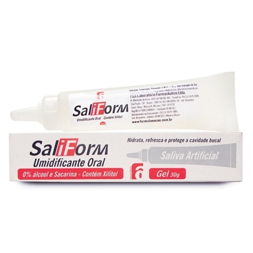 Saliform Gel 30g |Gel Umidificador Oral | Saliva Artificial | Shopee Brasil