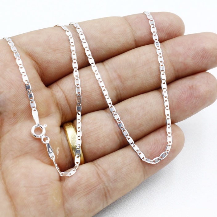 Platelet Current Prata 925 60cm Masculina | Shopee Brasil