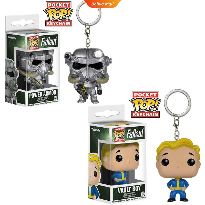 Funko Pop! Fallout Vault Boy & Power Armor Bolso Chaveiro De Vinil ...