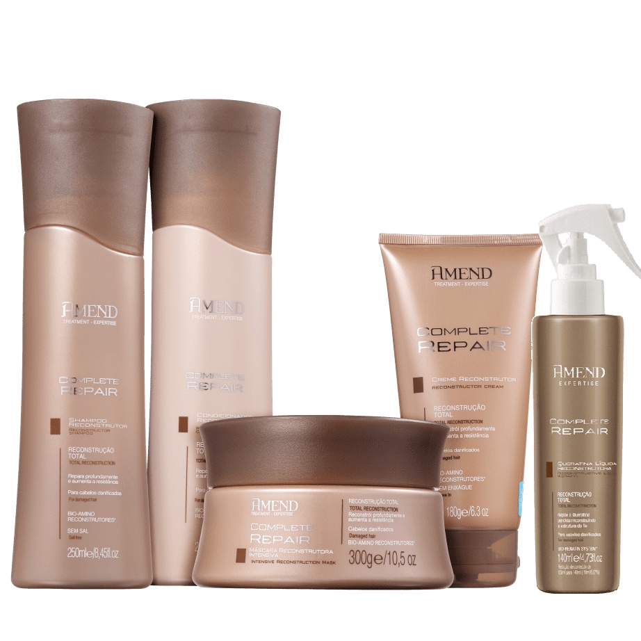 Amend Kit Complete Repair Reconstrução Completo 5 Produtos | Shopee Brasil