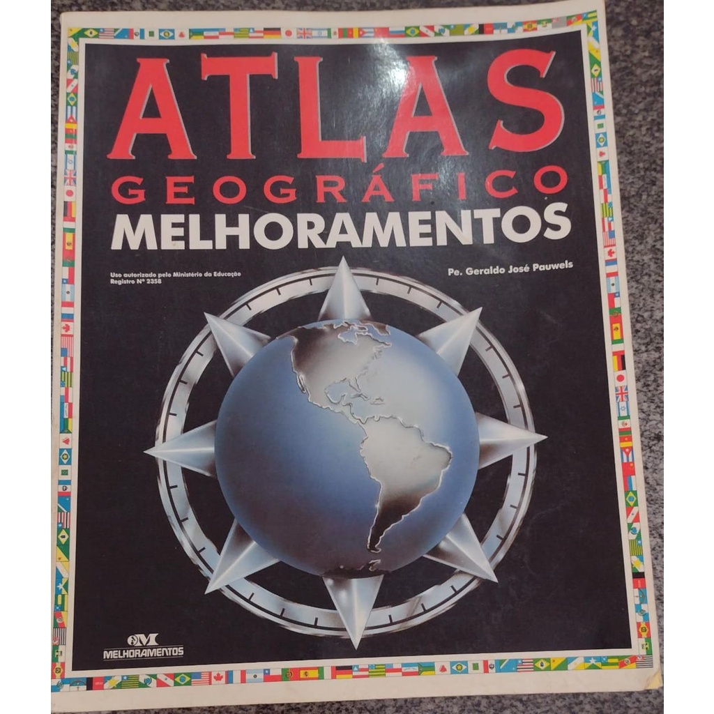 LIVRO- ATLAS GEOGRÁFICO MELHORAMENTOS | Shopee Brasil