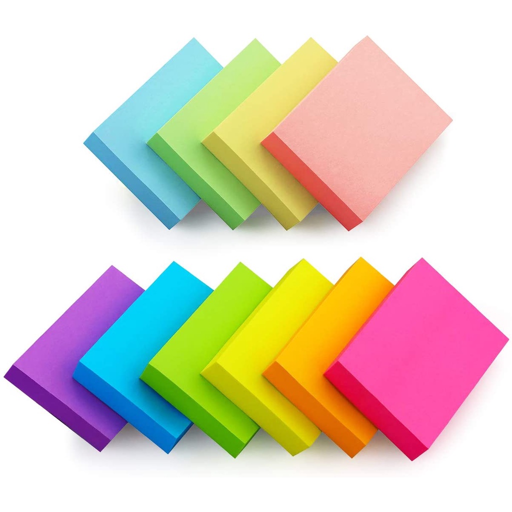 Post-it Blocos de Notas Adesivas Tropical Retângulo 80 Folhas 50mm x ...