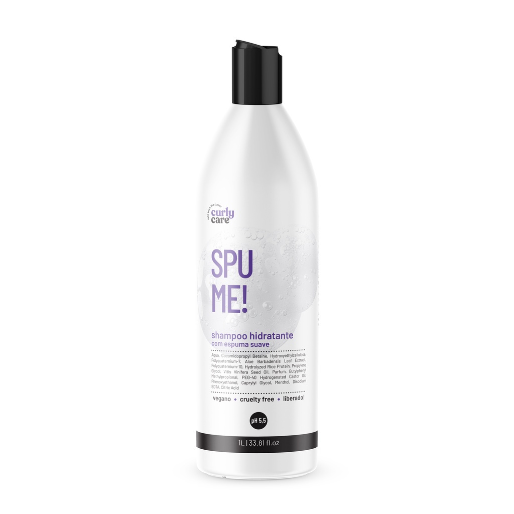 Spume Shampoo Suave 1L - Curly Care | Shopee Brasil
