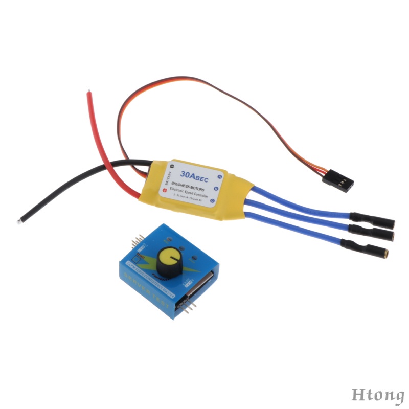 30A ESC E Controlador De Motor 3 Fases Para Avião Modelo RC | Shopee Brasil