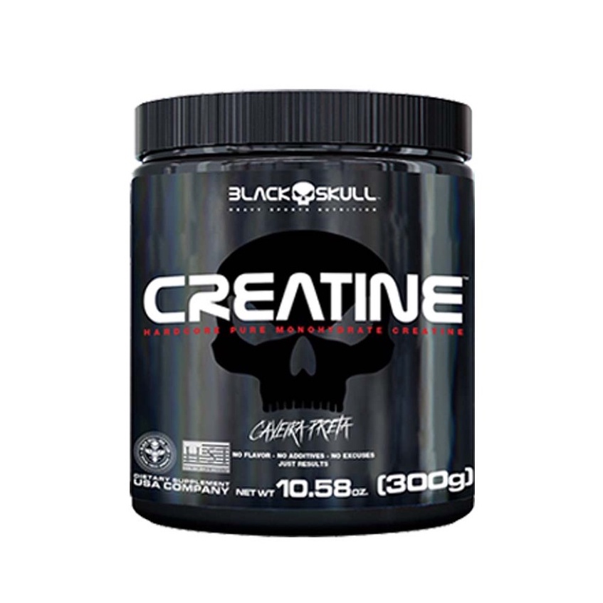 Black Skull Creatine Monohidratada 300g | Shopee Brasil