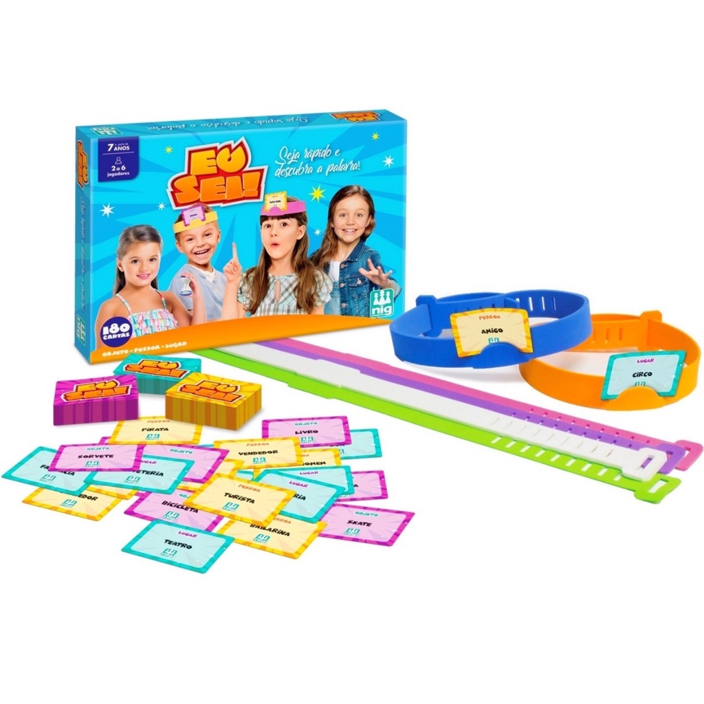 JOGO EU SEI P/ CRIANCAS - NIG BRINQUEDOS | Shopee Brasil