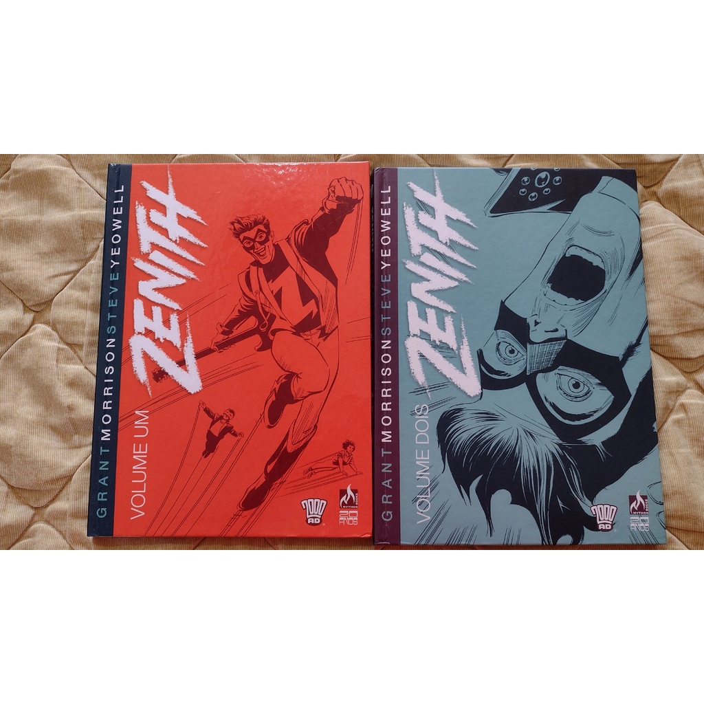 HQ ZENITH GRANT MORRISON COMPLETO VOL 1 E VOL2 CAPA DURA COLEÇÃO ...