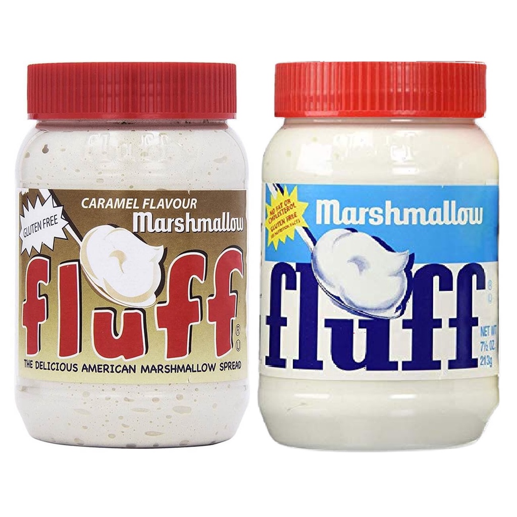 2 MARSHMALLOW PASTA Caramelo + Tradicional FLUFF COLHER 213G | Shopee ...