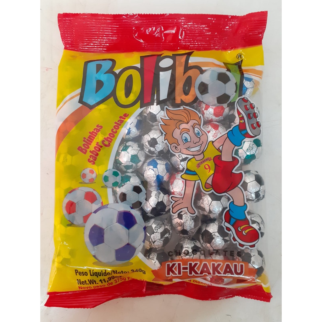 Bolinha Sabor Chocolate Bolibol 340g Ki-Kakau - pct 50 unds | Shopee Brasil