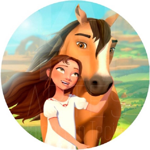 Painel De Festa Redondo Sublimado Em Tecido Tema Spirit | Shopee Brasil