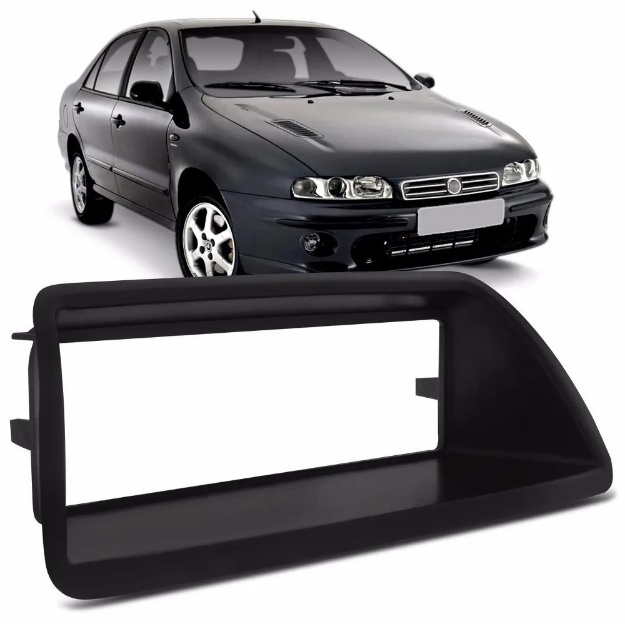 Moldura Painel Radio Toca Cd 1 Din Fiat Brava Marea | Shopee Brasil