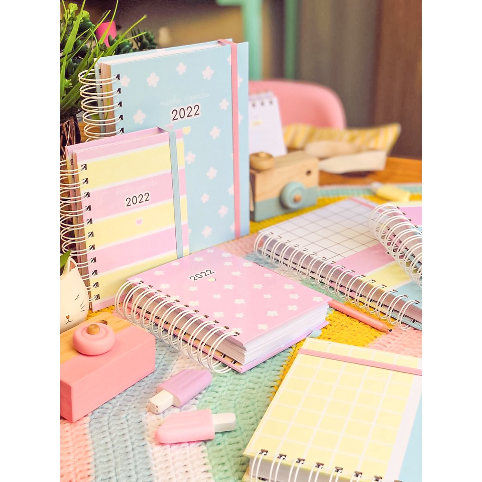 Mini Agenda A6 1 dia por página | Shopee Brasil
