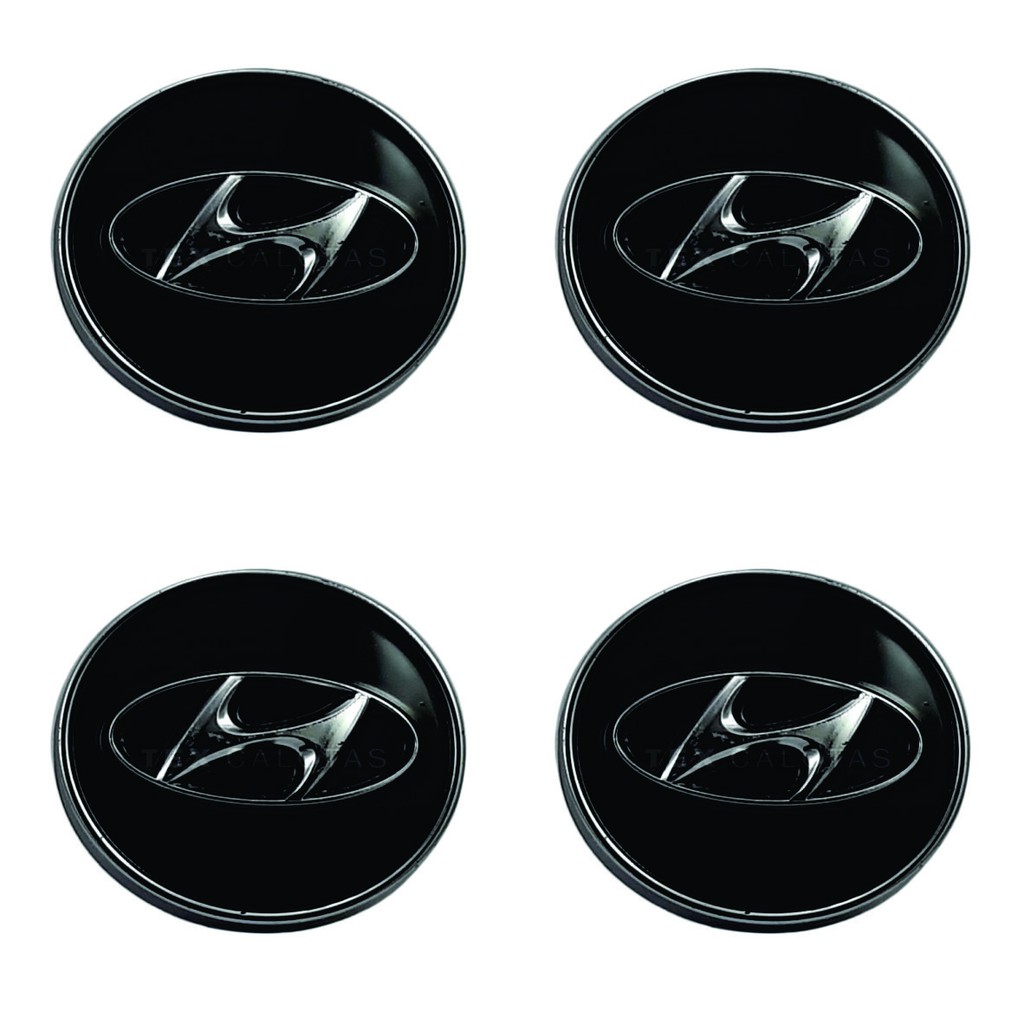 Jogo de Sub Calota para Centro de Rodas IX35 / Creta / Azera / Tucson ...