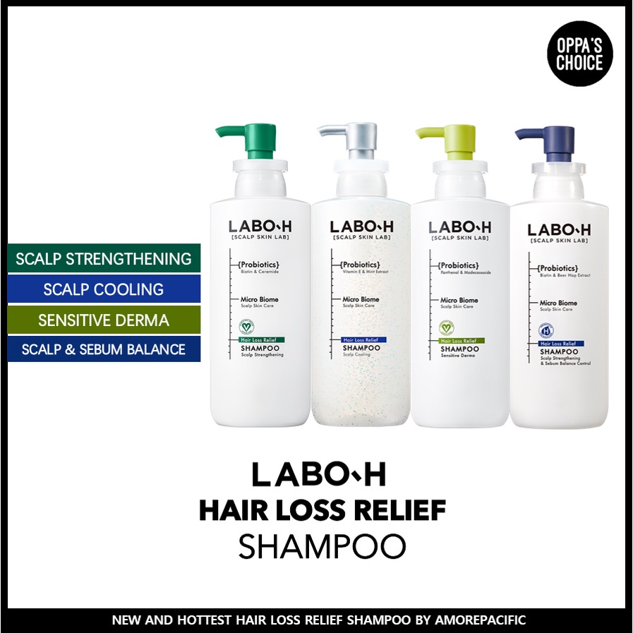 LABOH SHAMPOO LABO-H Para Cabelos XAMPU (4 Tipos) (180ml/400ml ...