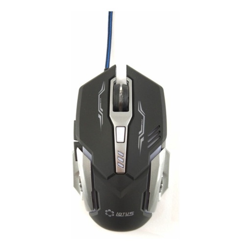Mouse Gamer Com Fio 1.40m Usb Led Rgb 6000 Dpi Lotus Lt-t6 | Shopee Brasil