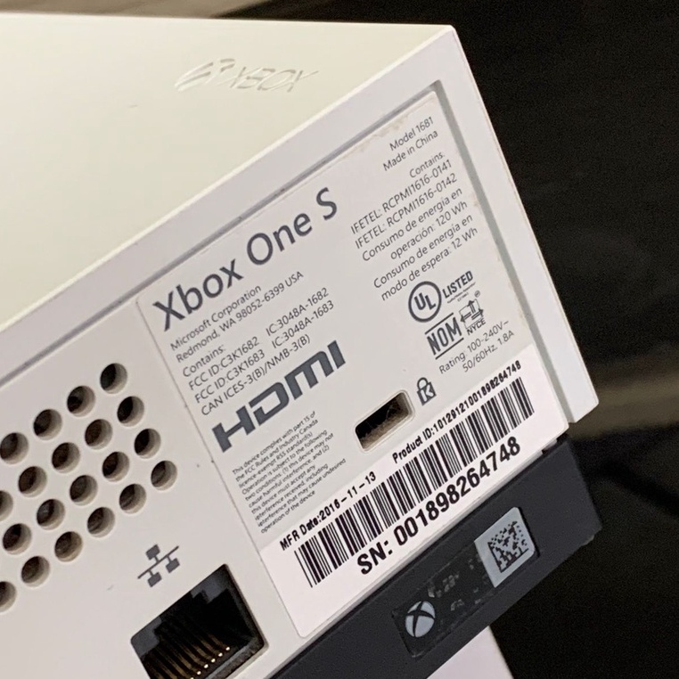 XBOX ONE S 500GB branco