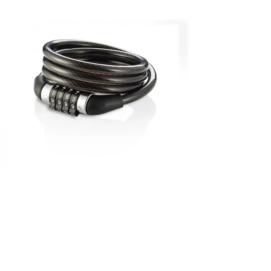 CADEADO COM SENHA PARA BIKE AÇO/SILICONE PRETO ATRIO BI012 | Shopee Brasil