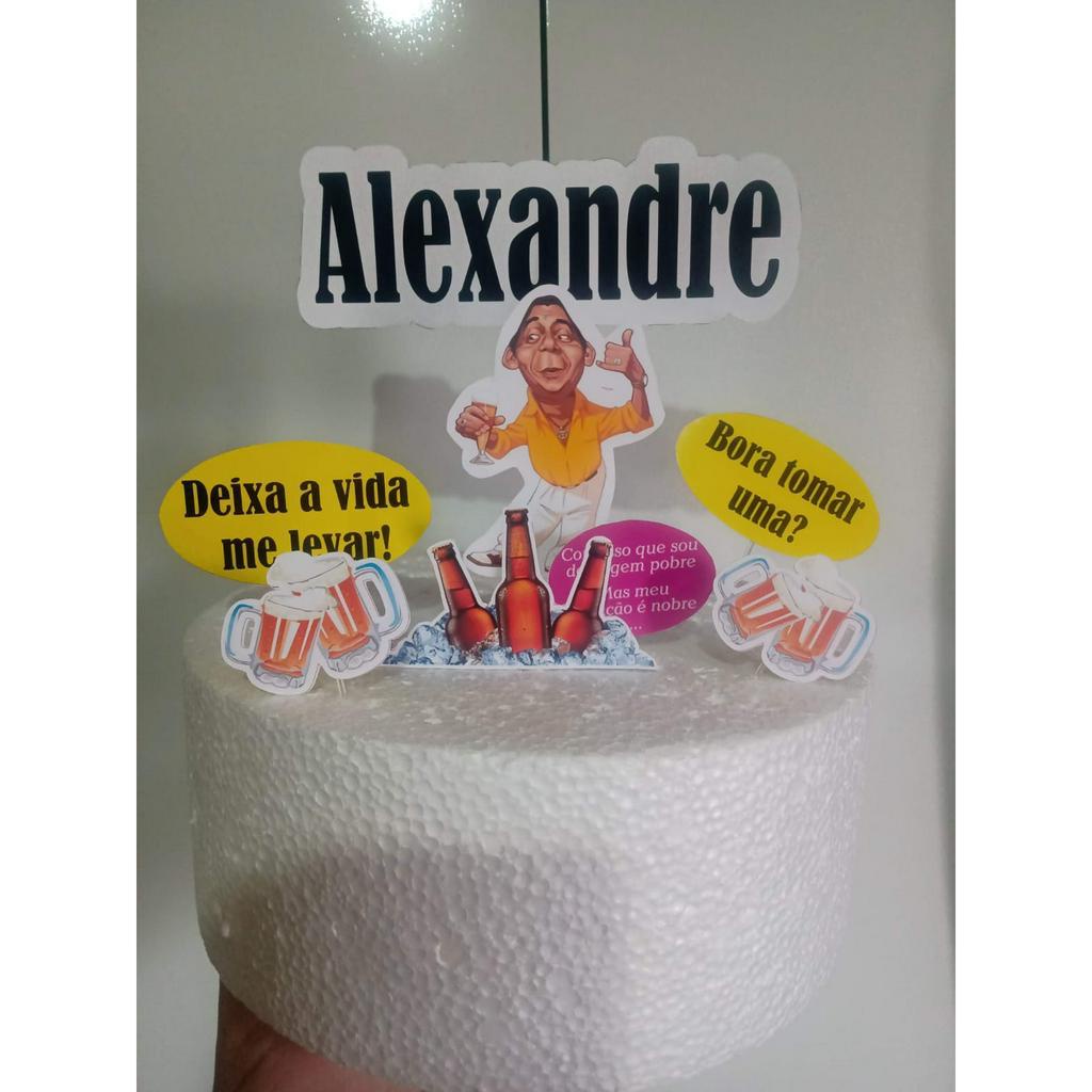Topo de Bolo Personalizado Tema Zeca Pagodinho | Shopee Brasil