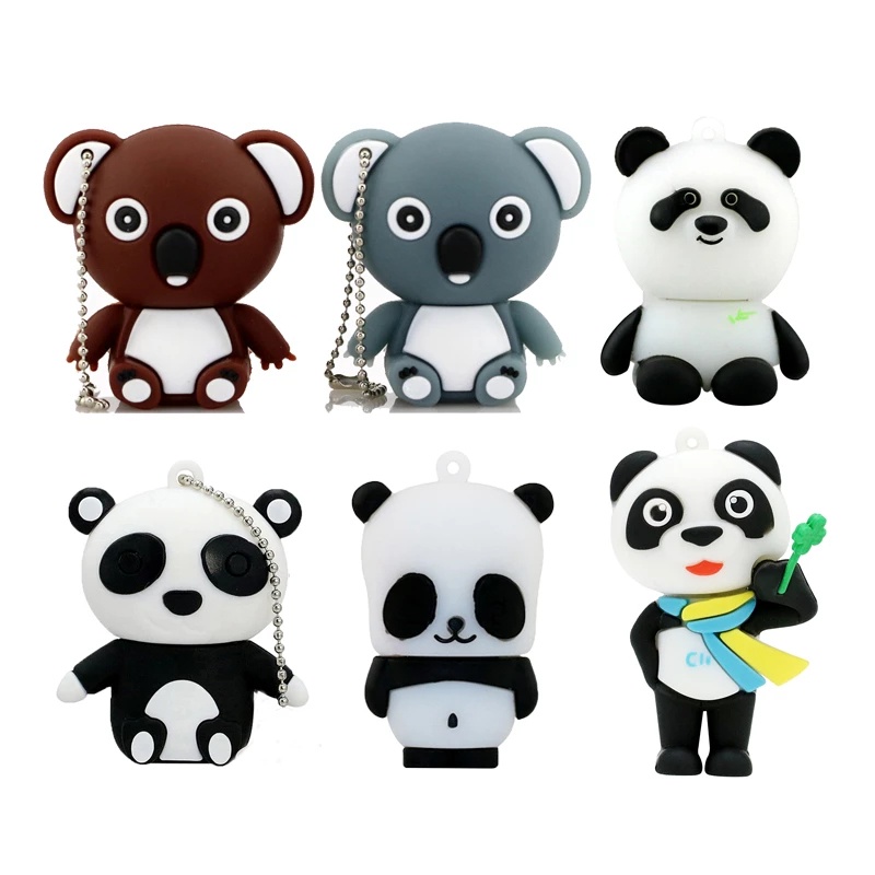 Panda 2TB De Desenho Animado Pen drive USB 8GB 16GB 32GB 64GB 128GB ...