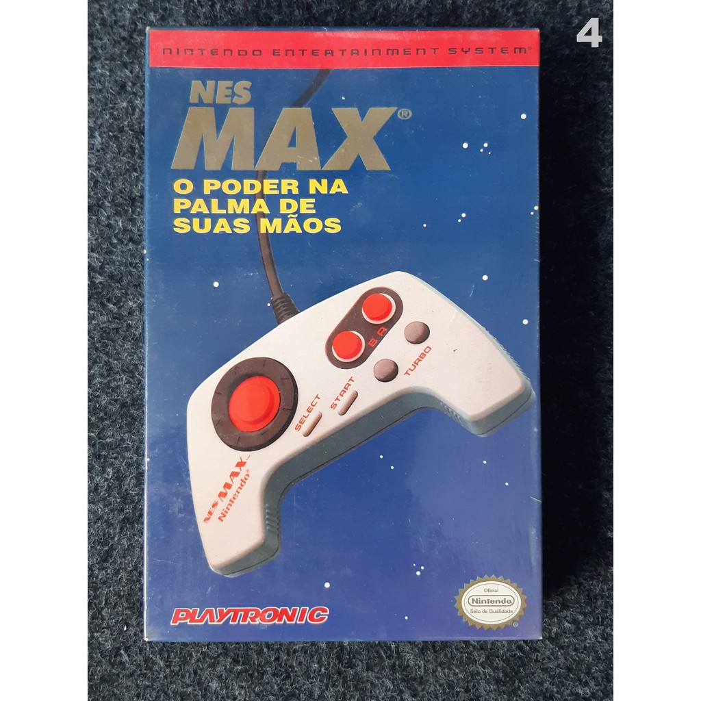 Controle Nes Max Lacrado Nintendo Playtronic Cib Nacional | Shopee Brasil