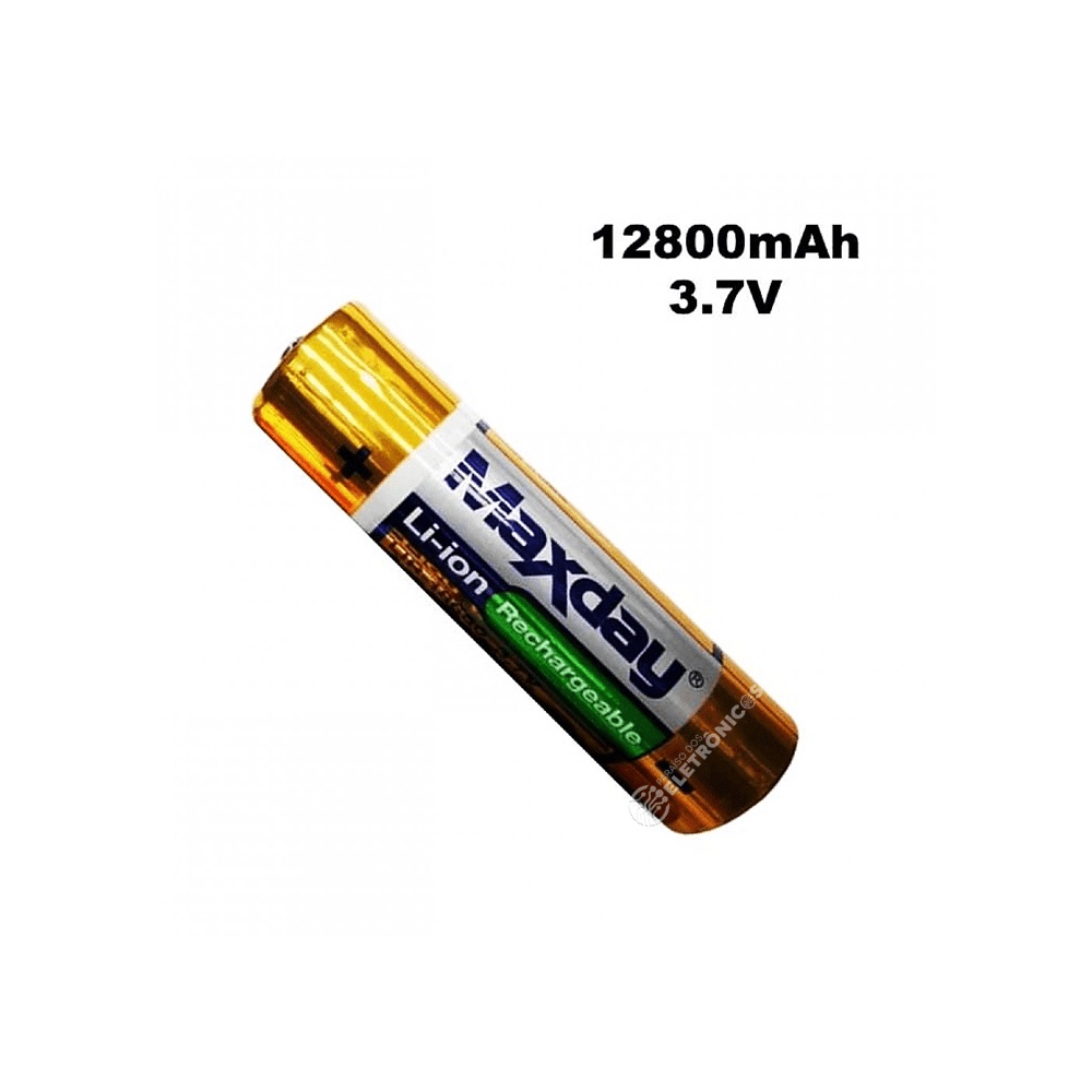 Bateria Lítio Íon Recarregáveis 12800mah Original Lítio Íon 18650 3.7V ...