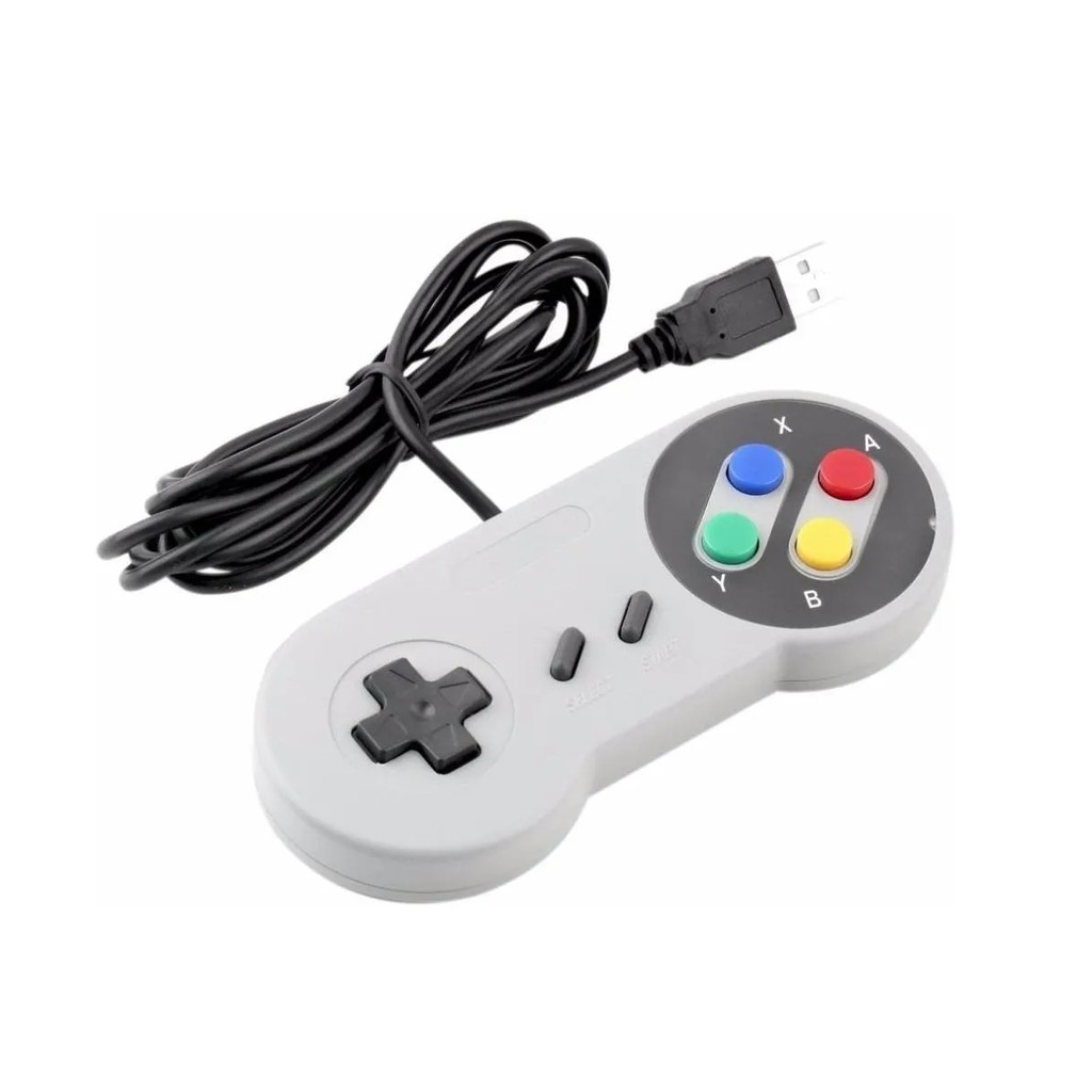 Controle USB Super Nintendo SNES para PC, Mac, Linux, Raspberry ...