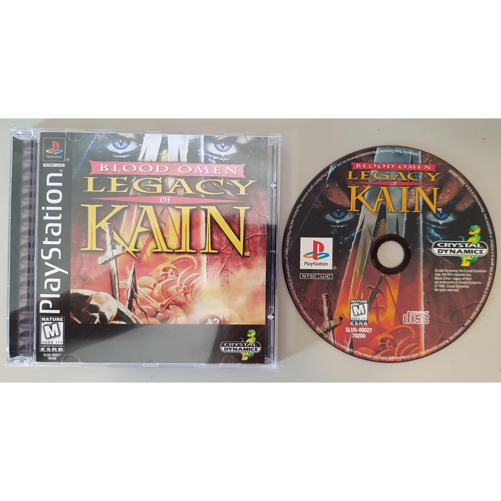PS1 - Blood Omen 1 Legacy of Kain - Leia a descrição | Shopee Brasil