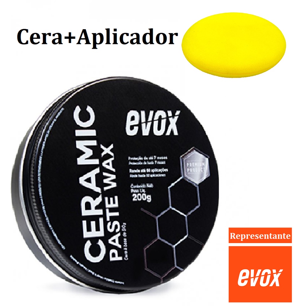 Cera Ceramic Paste Wax 200g - Evox - Cera A Base De Sílica | Shopee Brasil