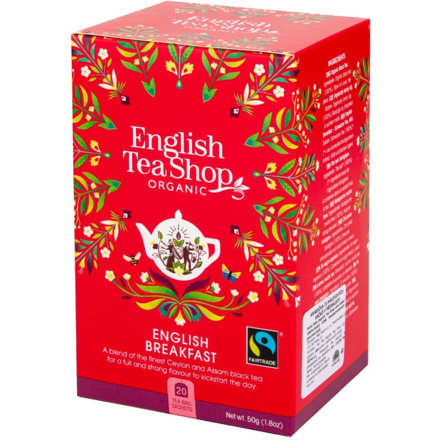 Chá English Tea Shop- English Breakfast, 20 sachês 45g - Importado de ...