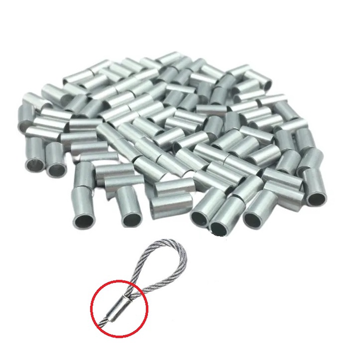 Luva Anilha Pesca Alumínio Nº 5 com 100 Pçs - 5,5mmX0,70mm | Shopee Brasil