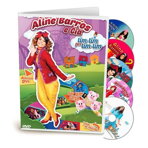 Aline Barros e Cia Volume 1 2 3 4 5 - 5 Dvd | Shopee Brasil
