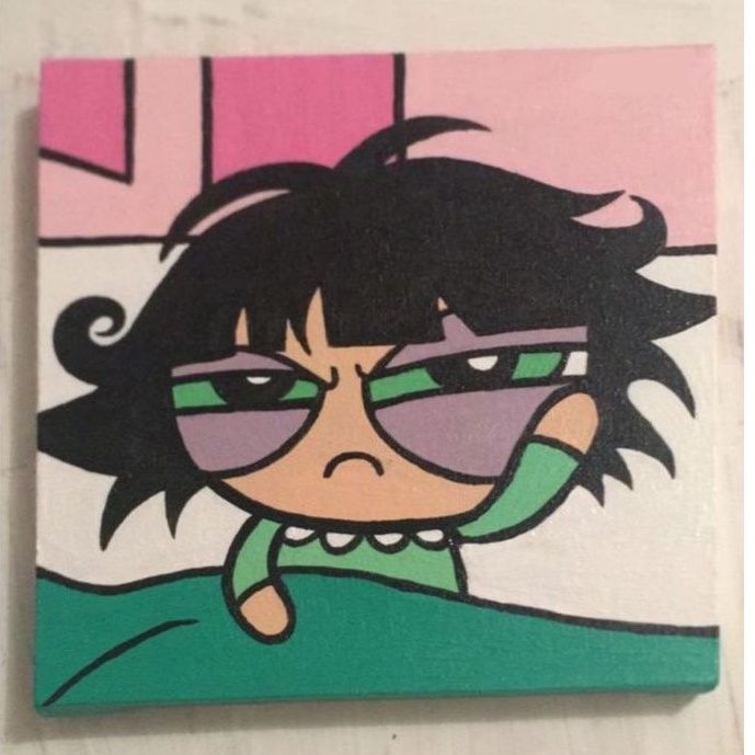 Pintura em Tela - Docinho - As Meninas Super Poderosas | Shopee Brasil