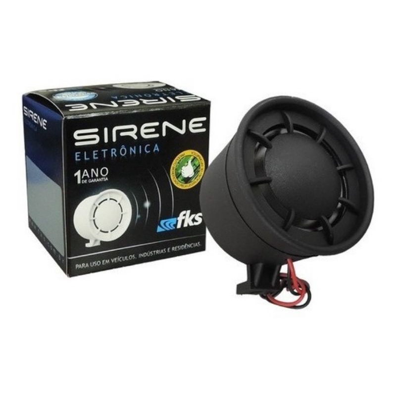 Sirene FKS para alarmes residenciais e automotivos | Shopee Brasil