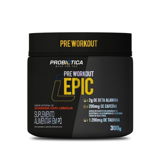 Epic Pre Workout (300g) - Probiótica - PRE-TREINO | Shopee Brasil