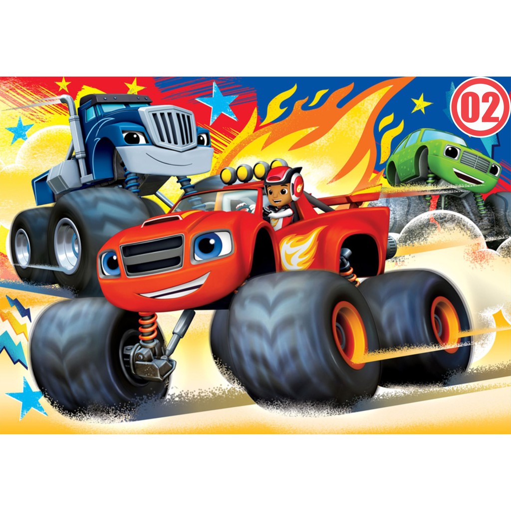 Painel Festa Infantil Lona Blaze Monster Machine | Shopee Brasil